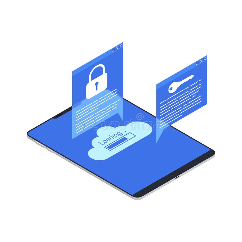 Cloud Office Icon stock vector. Illustration of office - 275806222