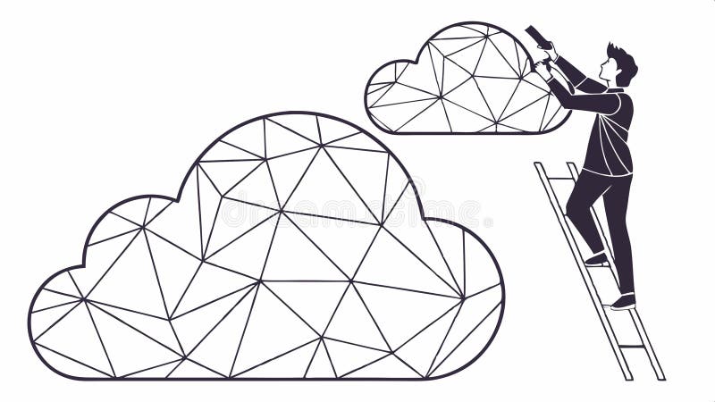 Cloud Outline Geometric, Cloud Shape, Weather Icon, Sky, Climate ...