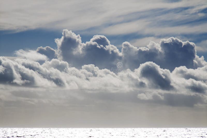 Cloud over Sea stock photo. Image of weather, reflection - 38425150