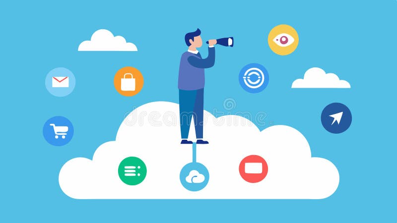 Cloud Overview a Product Manager Stands on a Cloudshaped Platform ...