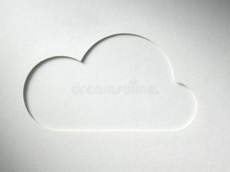 Cloud on the Paper Background Stock Image - Image of paper, pattern ...