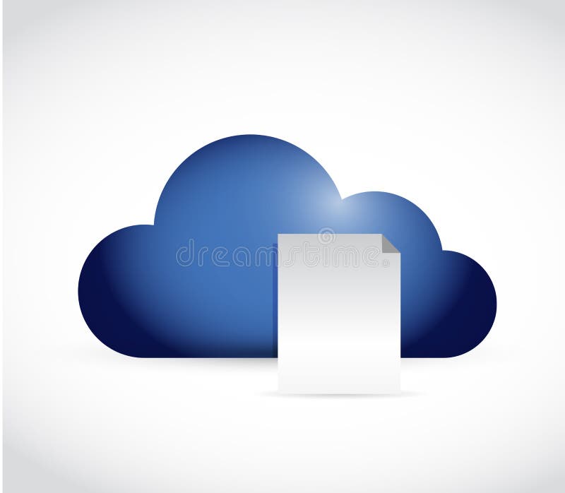 Cloud Paper Illustration Design Stock Illustration - Illustration of ...
