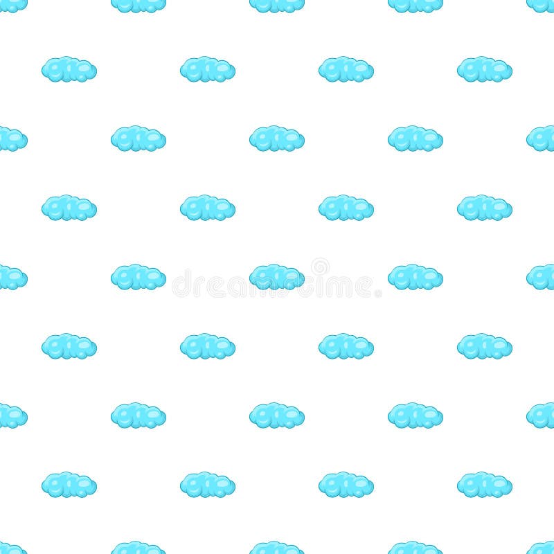 Cloud Pattern, Cartoon Style Stock Vector - Illustration of element ...