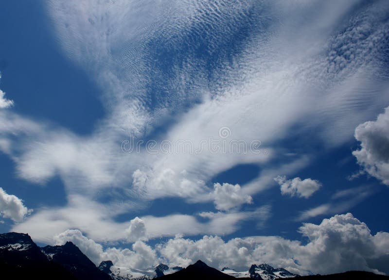Cloud Patterns stock photo. Image of gray, mountain, fluffy - 6818532