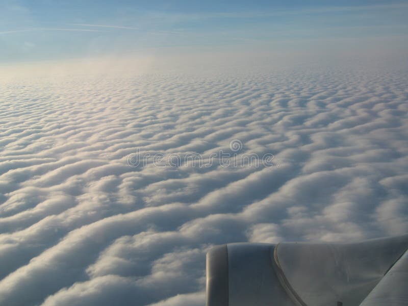 Cloud Patterns Viewed from Above during Flight Stock Photo - Image of ...