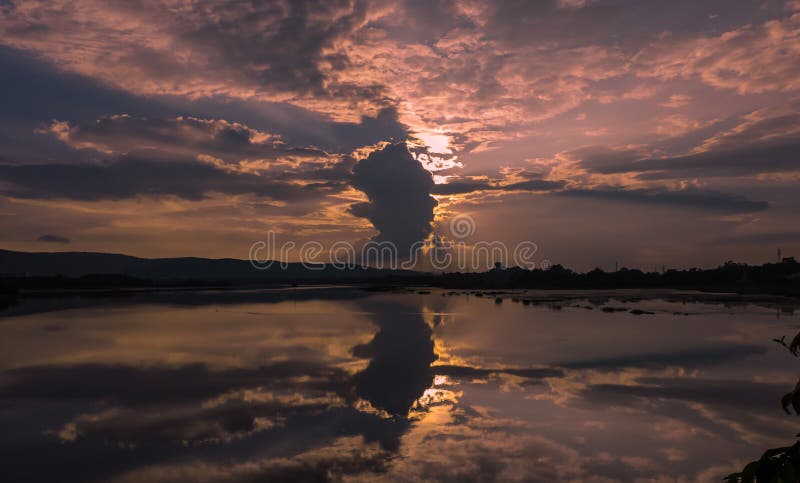 Cloud on Power Channel Bridge Stock Image - Image of city, canal: 191305105