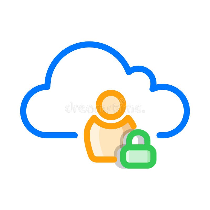 Cloud Privacy Icon. Membership Privacy. Cloud Book Reader. Cloud ...