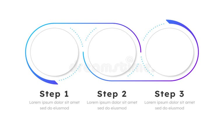 Cloud Processing Infographic Template Stock Vector - Illustration of ...