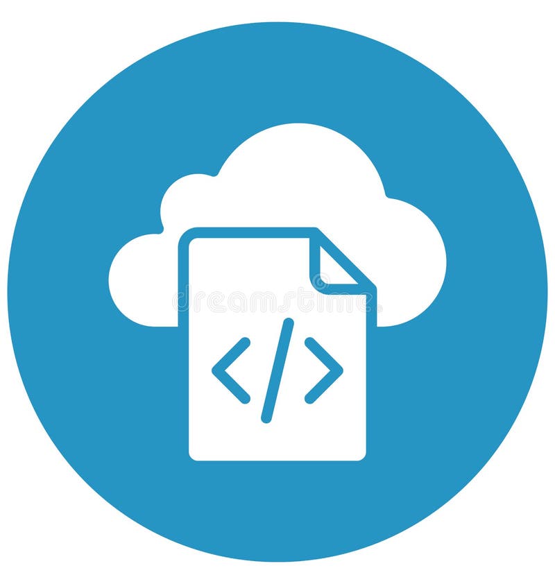 Programming Isolated Icon Simple Element Illustration From Concept