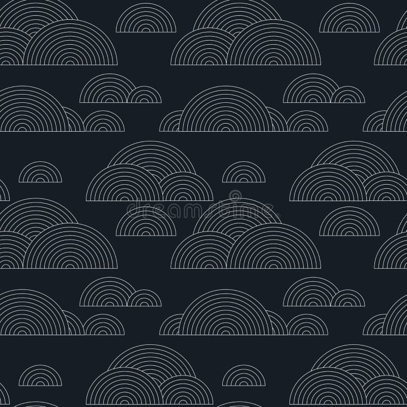 Cloud with Rain Made of Circles Stock Vector - Illustration of blue ...