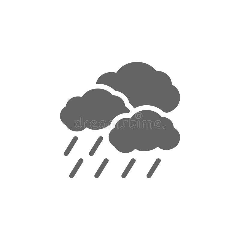 Cloud, Rain, Weather Icon. Element of Weather Sign Icon Stock ...