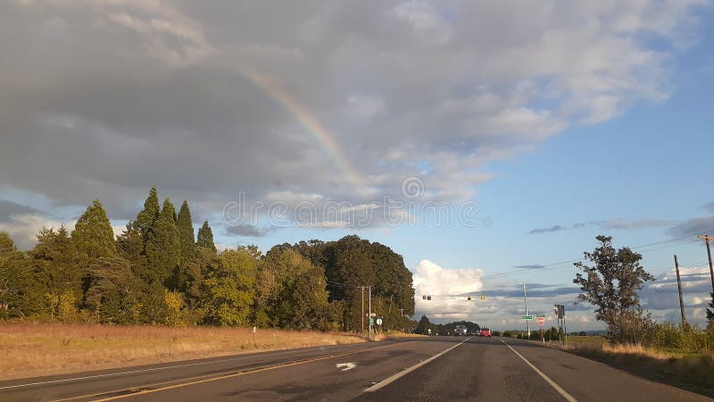 Cloud with Rainbow Racing Stripe Stock Photo - Image of plain, rainbow ...