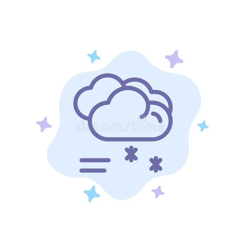 Cloud Raining, Forecast, Raining, Rainy Weather Blue Icon on Abstract ...