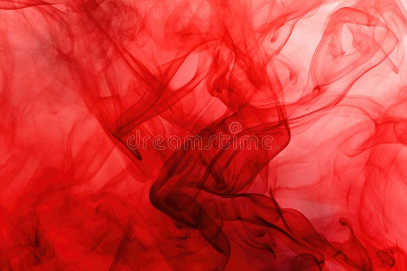A Cloud of Red Smoke Billows through the Air Stock Photo - Image of ...