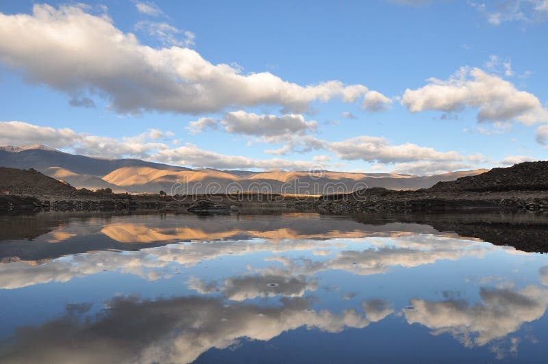 Cloud Reflection stock image. Image of water, china, cloud - 31776641
