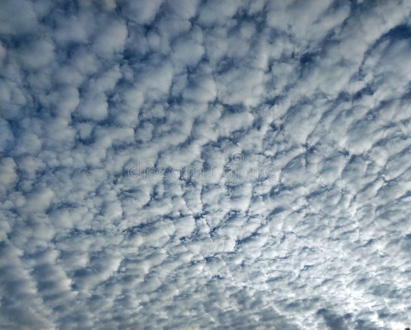 Cloud ripple pattern sky stock image. Image of blue - 251423951