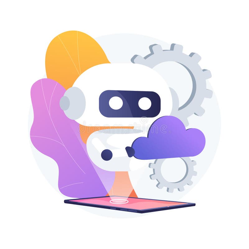 Cloud Robotics Abstract Concept Vector Illustration Stock Vector ...
