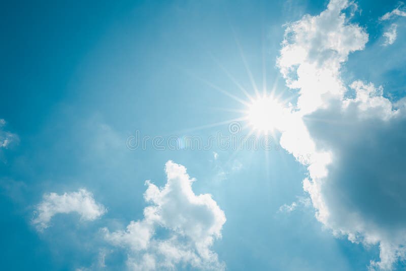 Cloud Scape Above Cumulus Clouds with Blue Sky Stock Photo - Image of ...