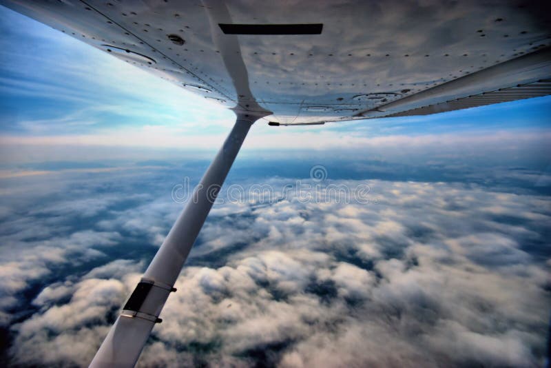 Cloud Scenery during a Flight Over Austria 11.9.2020 Stock Photo ...