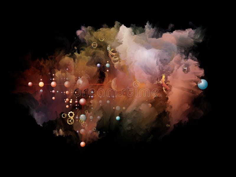 Cloud Science Abstraction stock illustration. Illustration of abstract ...