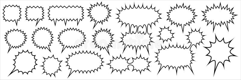 Cloud Scream Loud Speech Bubble. Comic Shocking Dramatic Chat Bubble ...