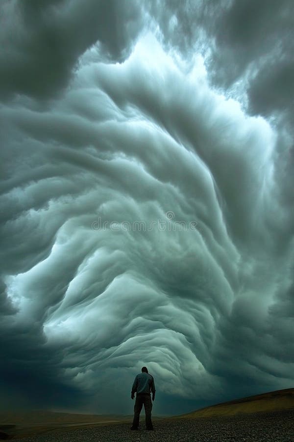 A Cloud Sculptor Shaping Weather Patterns Stock Illustration ...