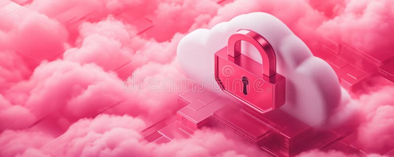 Cloud Security Lock Protecting Data in Pink Cloud Environment with ...