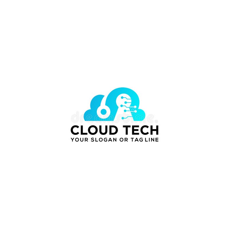 Cloud Security Logo Design Vector Stock Vector - Illustration of global ...