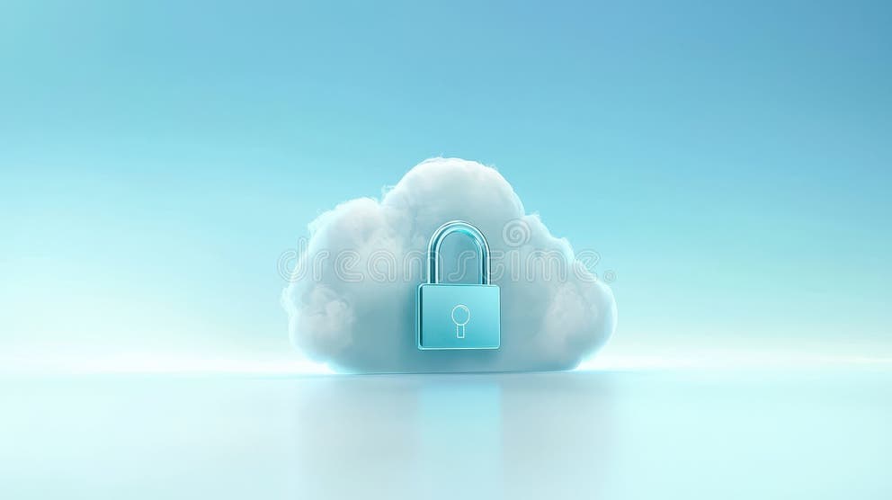Cloud Security, Protecting Your Data with Advanced Lock and Encryption. Safeguarding Digital ...