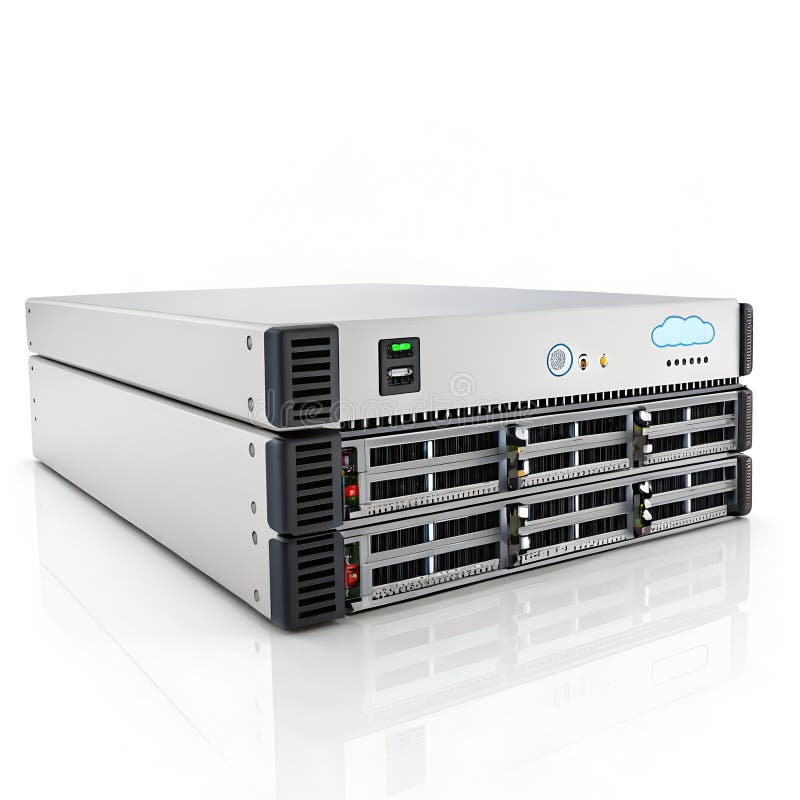 Cloud Server stock illustration. Illustration of white - 357226054