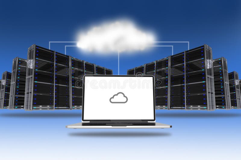 Cloud Server Clipart