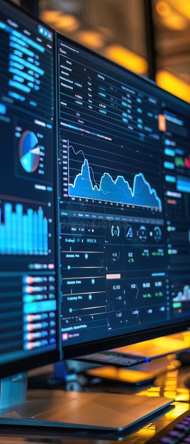 A Cloud Service Providers Dashboard on a Computer Screen Showing ...