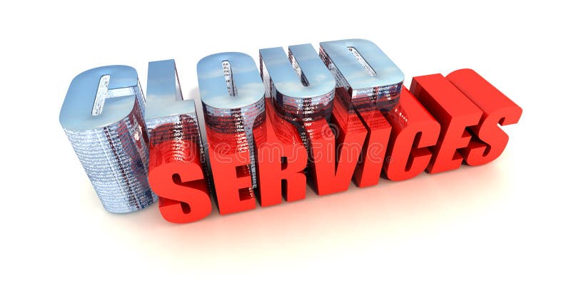 Cloud Services stock illustration. Illustration of encryption - 21901844