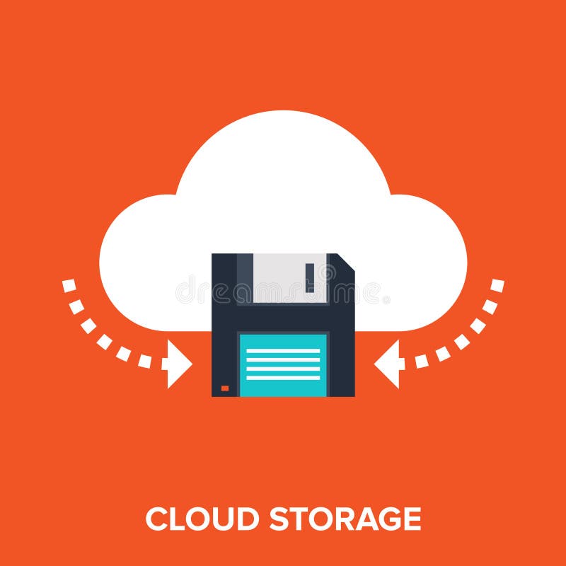 Cloud Services Vector Illustration Concept Stock Vector - Illustration ...