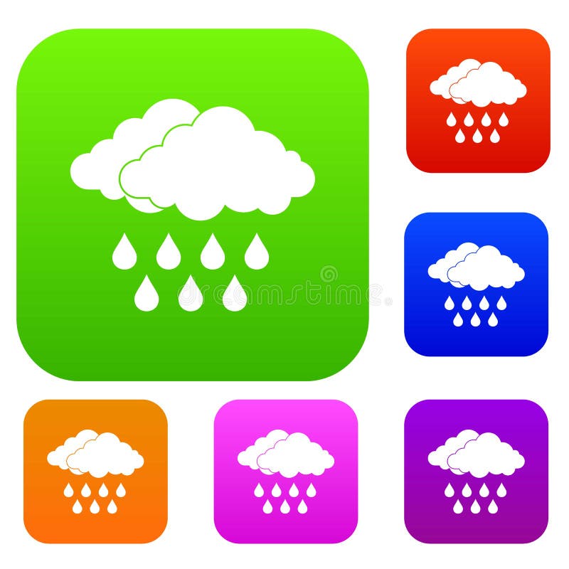 Cloud set collection stock vector. Illustration of ecology - 99216474