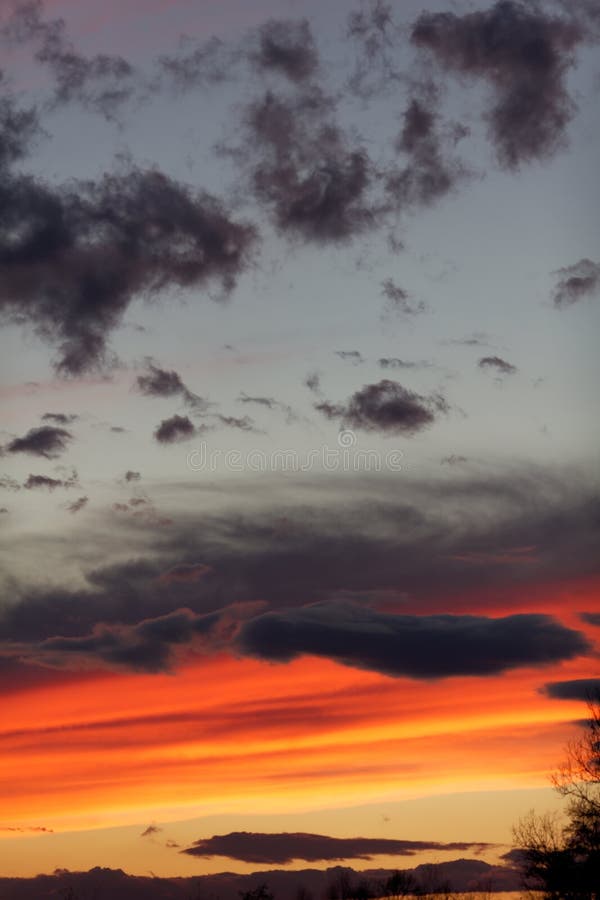 Cloud in Shape of Angel on Sunsetting Sky Stock Photo - Image of ...
