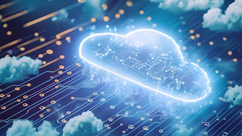 A Cloud in the Shape of a Heart is Positioned on the Surface of a ...