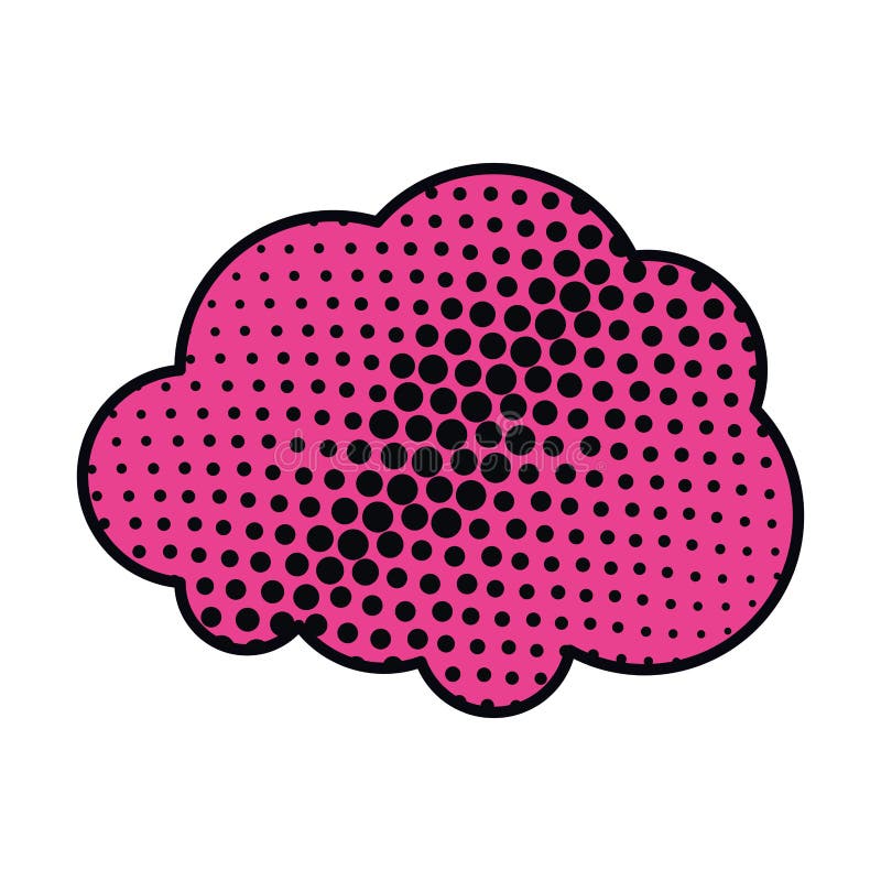 Cloud shape icon stock vector. Illustration of fluffy - 80279199