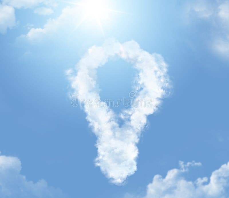 Cloud shape stock photo. Image of nature, cloudy, shape - 98801326