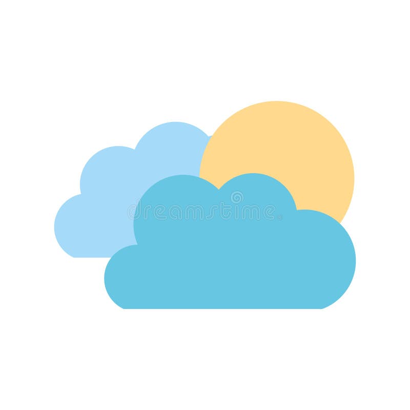 Cloud shape icon stock vector. Illustration of fluffy - 80279199