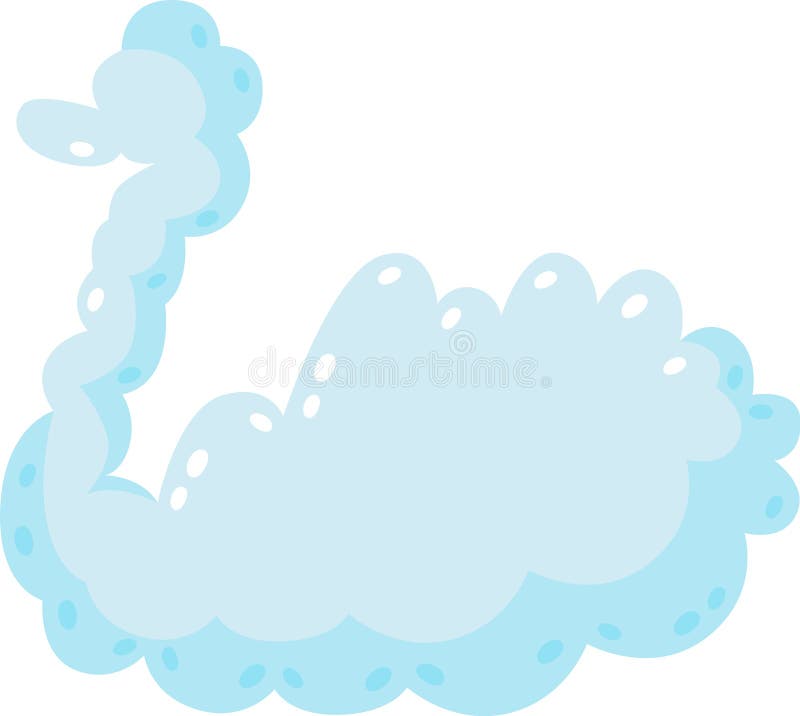 Cloud Shape Swan stock vector. Illustration of animal - 302128116