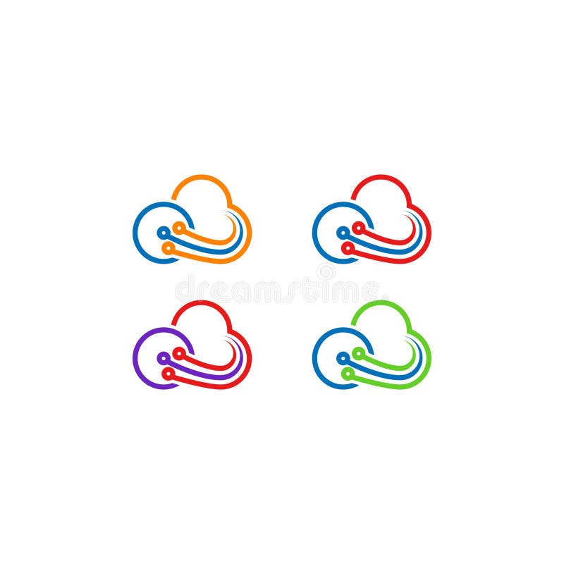 Cloud shaped icon stock vector. Illustration of design - 358146767