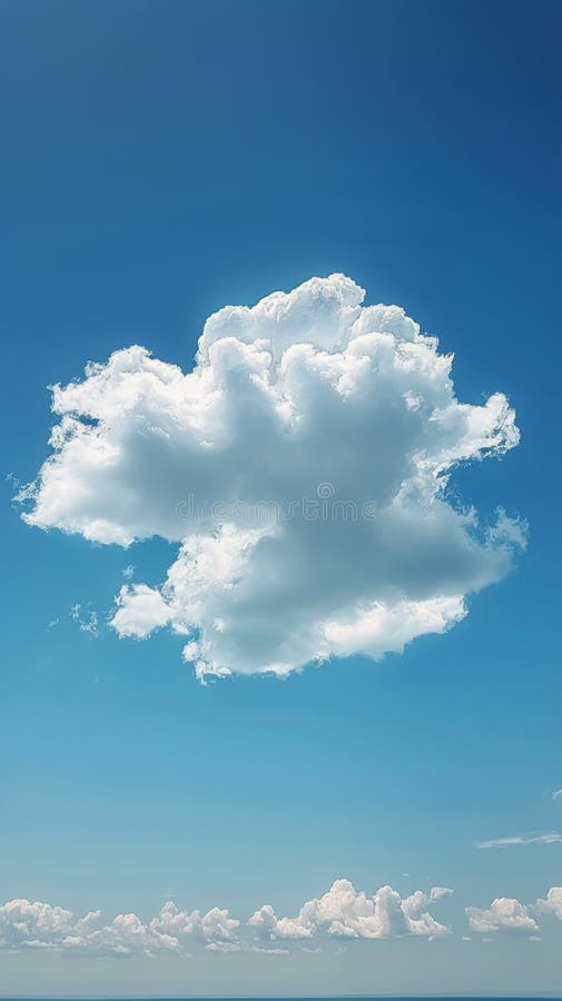 Cloud Shaped Like a Plane Flying through the Sky Stock Image - Image of ...