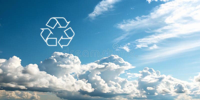 Recycle Cloud stock illustration. Illustration of energy - 366649590
