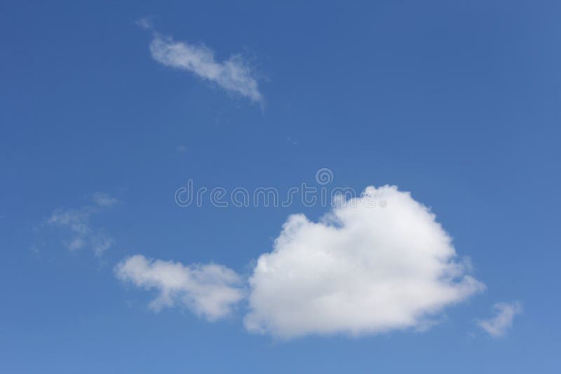 Cloud Shapes on Blue Sky, Abstract Clouds Shapes with Blue Sky ...