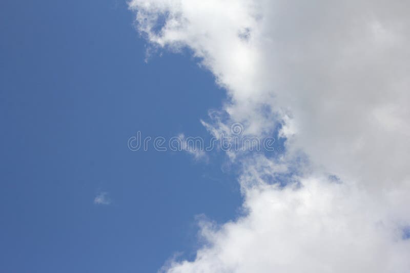 Cloud Shapes on Blue Sky, Abstract Clouds Shapes with Blue Sky ...