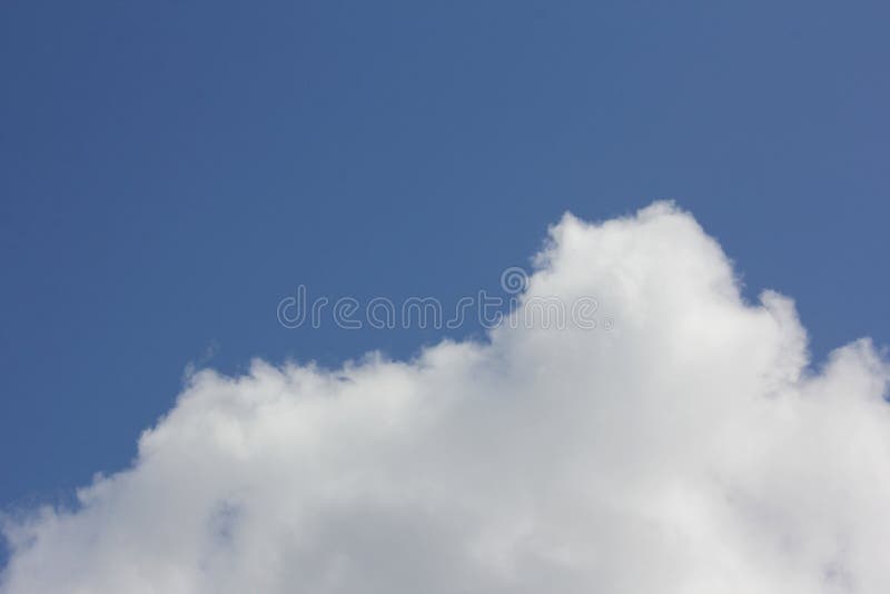 Cloud Shapes on Blue Sky, Abstract Clouds Shapes with Blue Sky ...