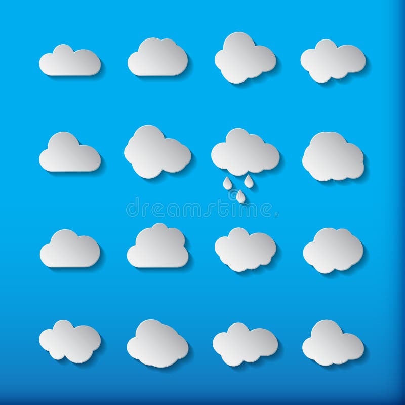 Cloud Shapes Collection. Cloud Icons for Cloud Computing Web and Stock ... Cloud Shapes Collection. Cloud Icons for Cloud Computing Web and Stock ...