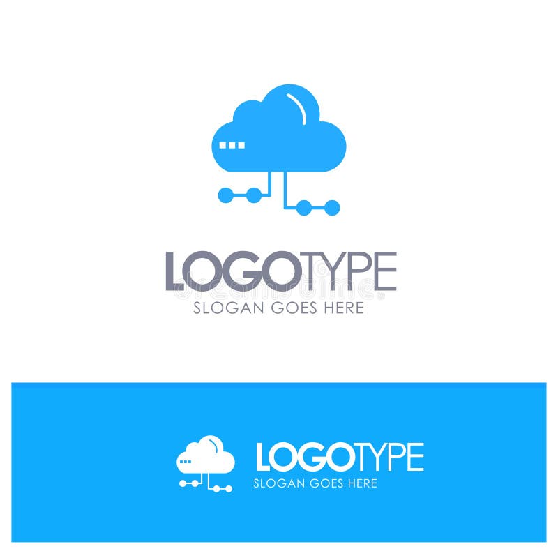 Cloud, Share, Computing, Network Blue Logo Vector Stock Vector ...