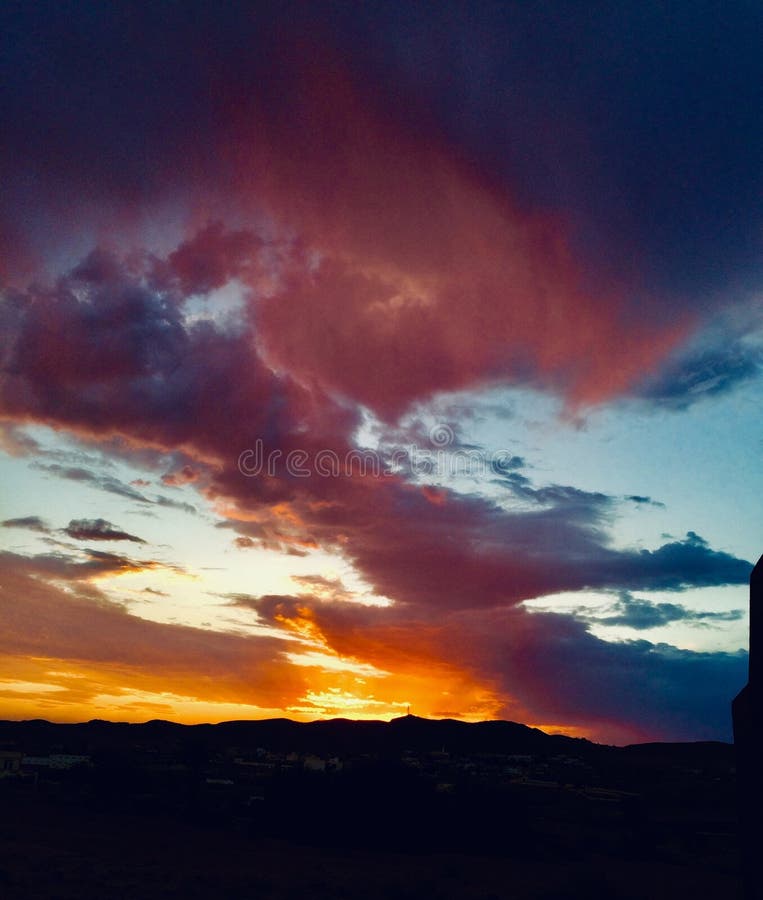 Sunset cloud sight stock image. Image of sight, sunset - 274296959